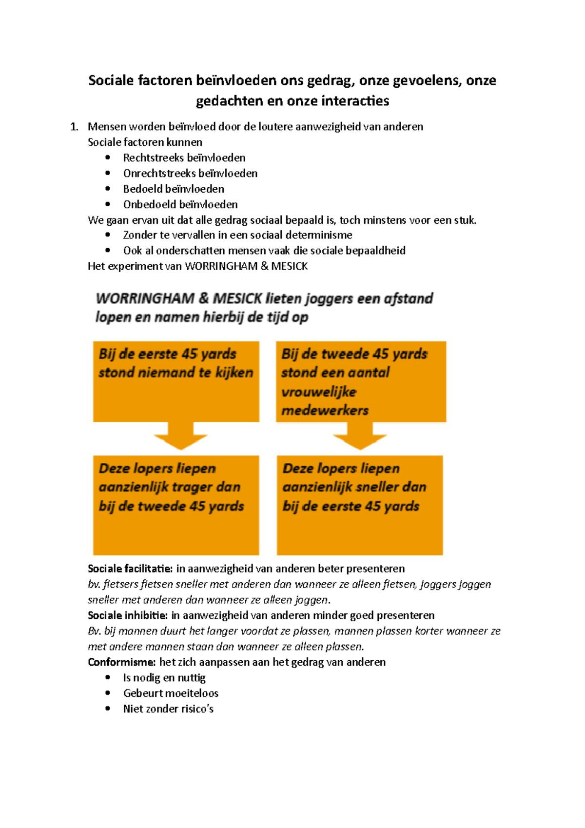 Seminarie 2; sociale factoren beïnvloeden ons gedrag^J onze gevoelens^J ...