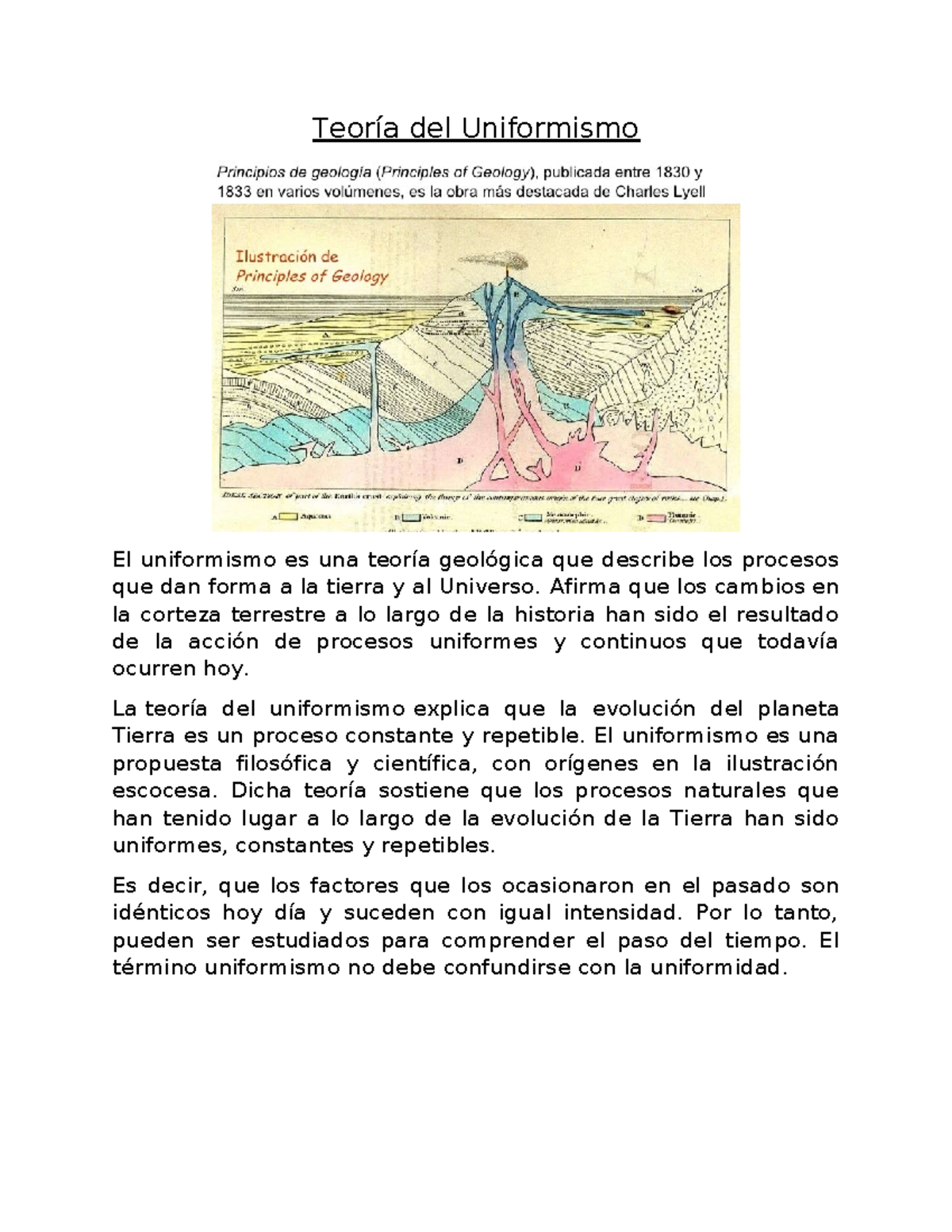 Teoría del Uniformismo - Teoría del Uniformismo El uniformismo es una ...