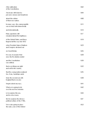 History 201 Jacksonian ERA week 5 - Running head: JACKSONIAN ERA ...