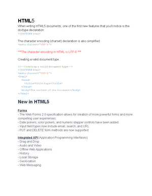 Intro to C# & Framework - WEB4550 - Studocu
