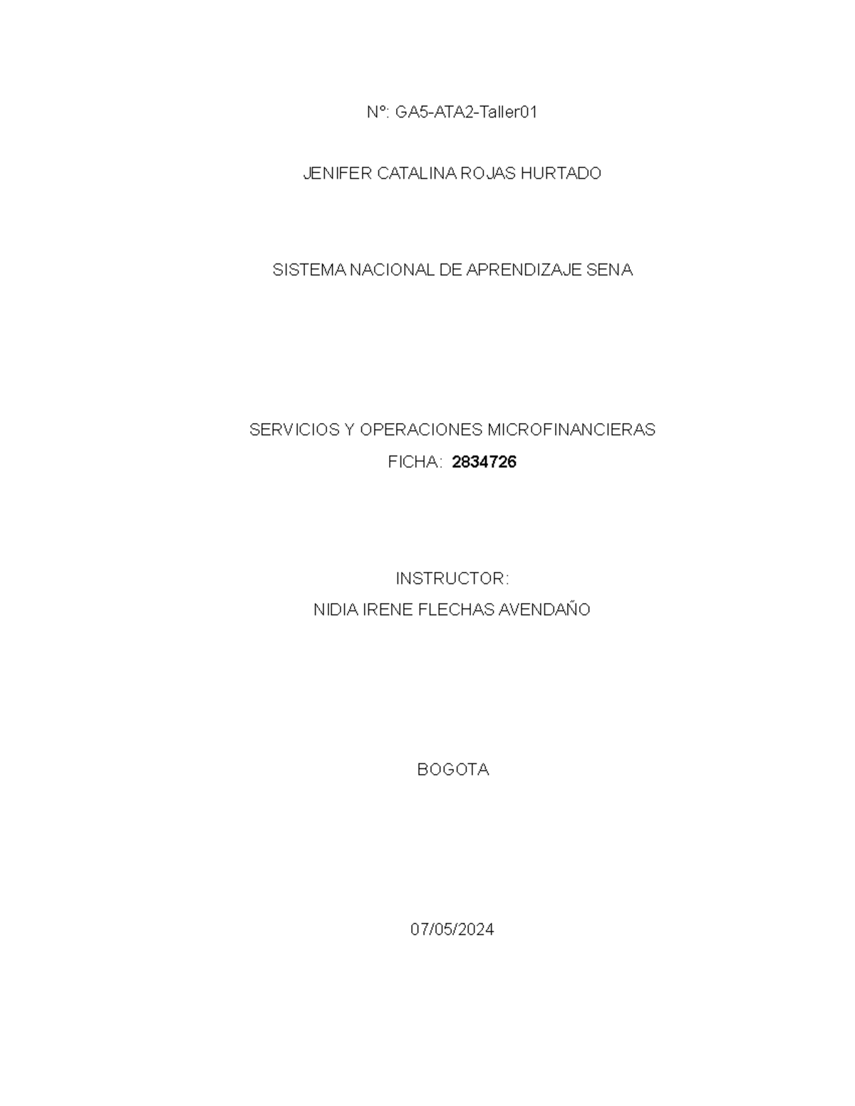 Ata 02 Modulo 03 - ....................guia - N°: GA5-ATA2-Taller ...
