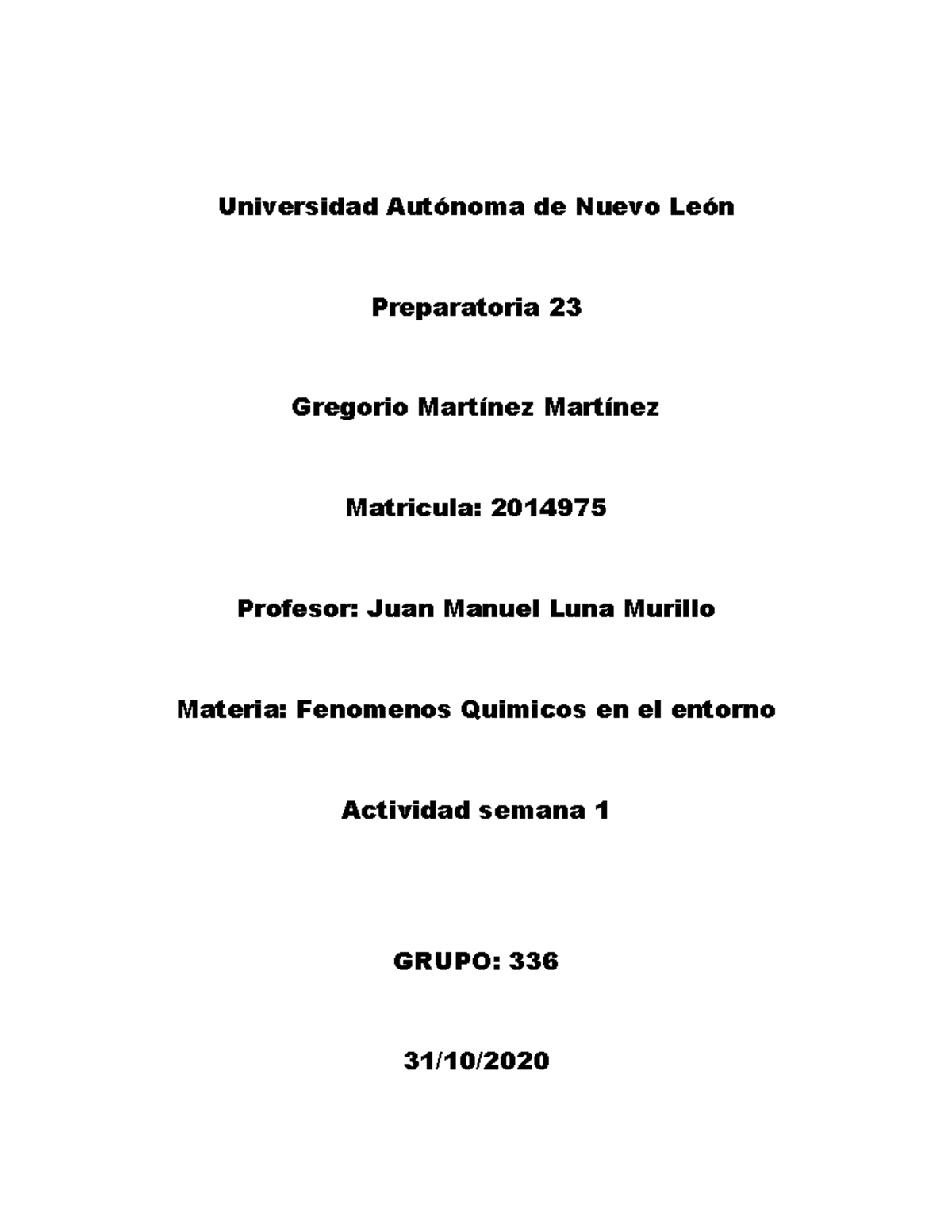 tabla comparativa FQe - Universidad Autónoma de Nuevo León Preparatoria ... tabla comparativa FQe - Universidad Autónoma de Nuevo León Preparatoria ...