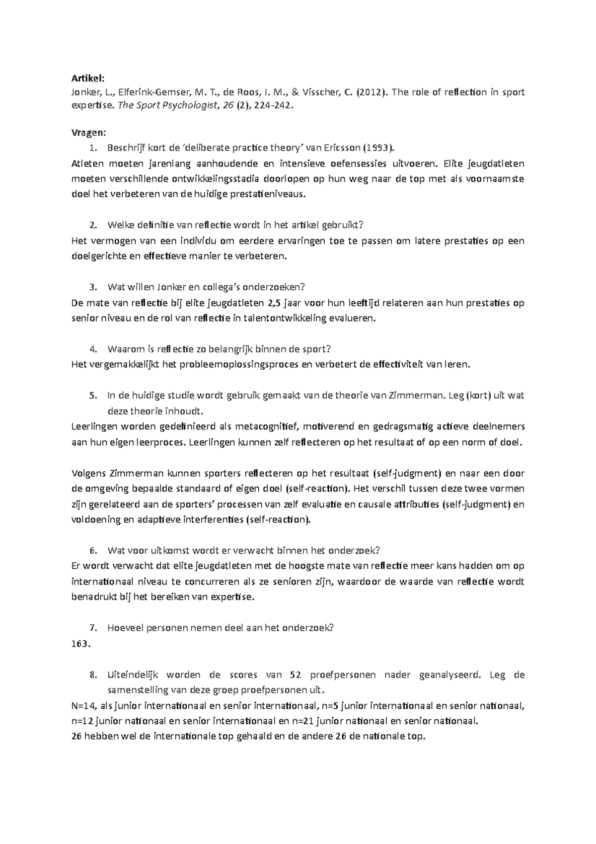 Jonker et al - tekst - Artikel: Jonker, L., Elferink-Gemser, M. T., de ...