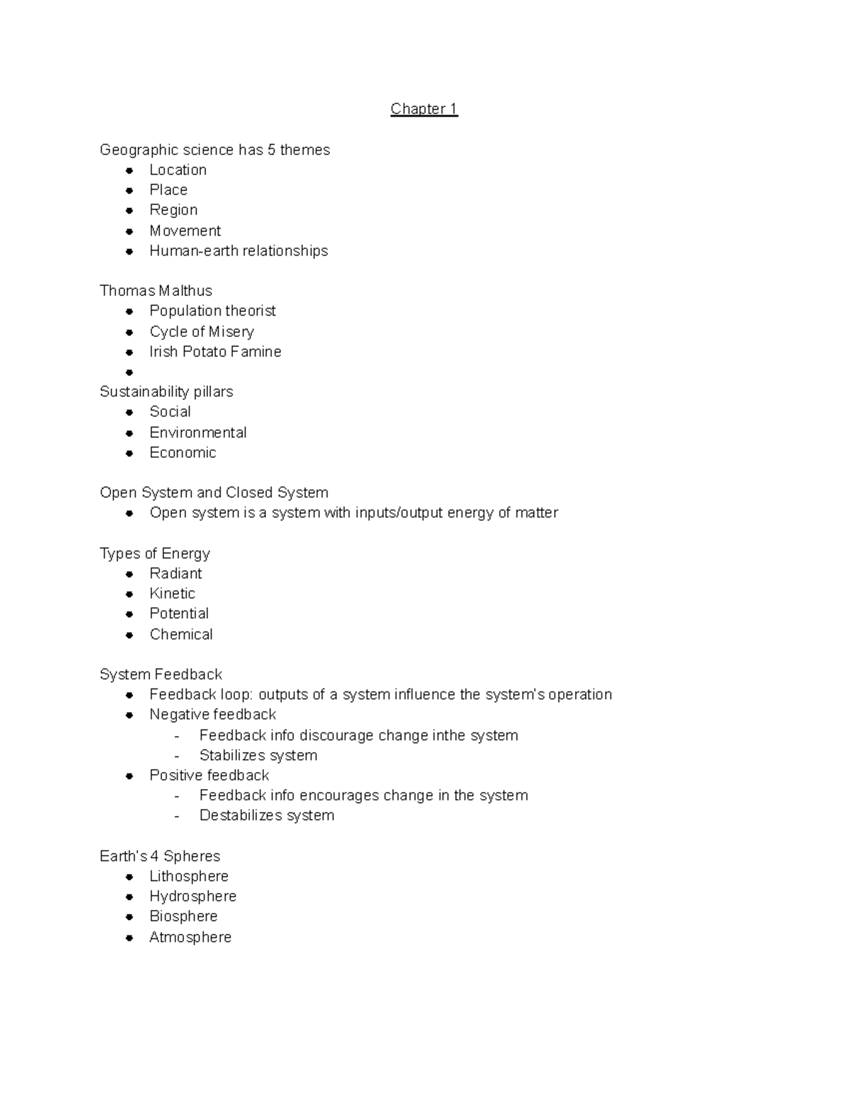 Physical Geography - Chapter 1 Geographic science has 5 themes Location ...