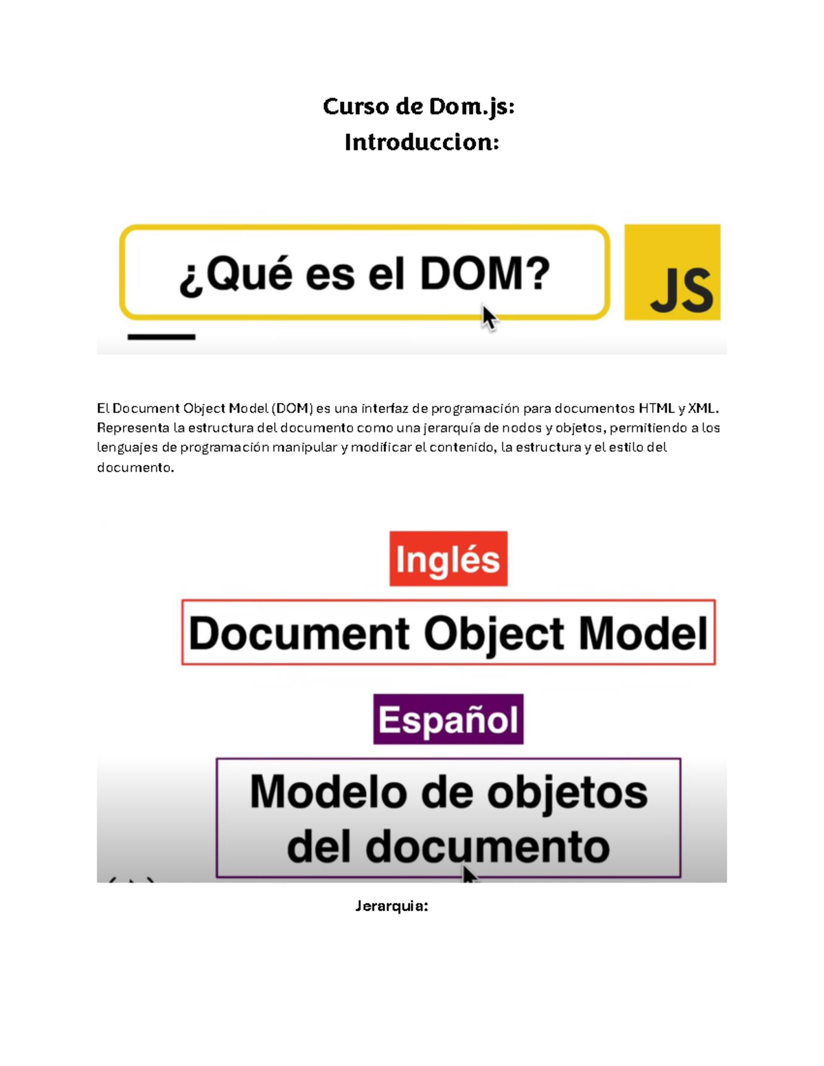 Curso de Dom - ggggggggggggggggggggggggggg - Curso de Dom: Introduccion ...