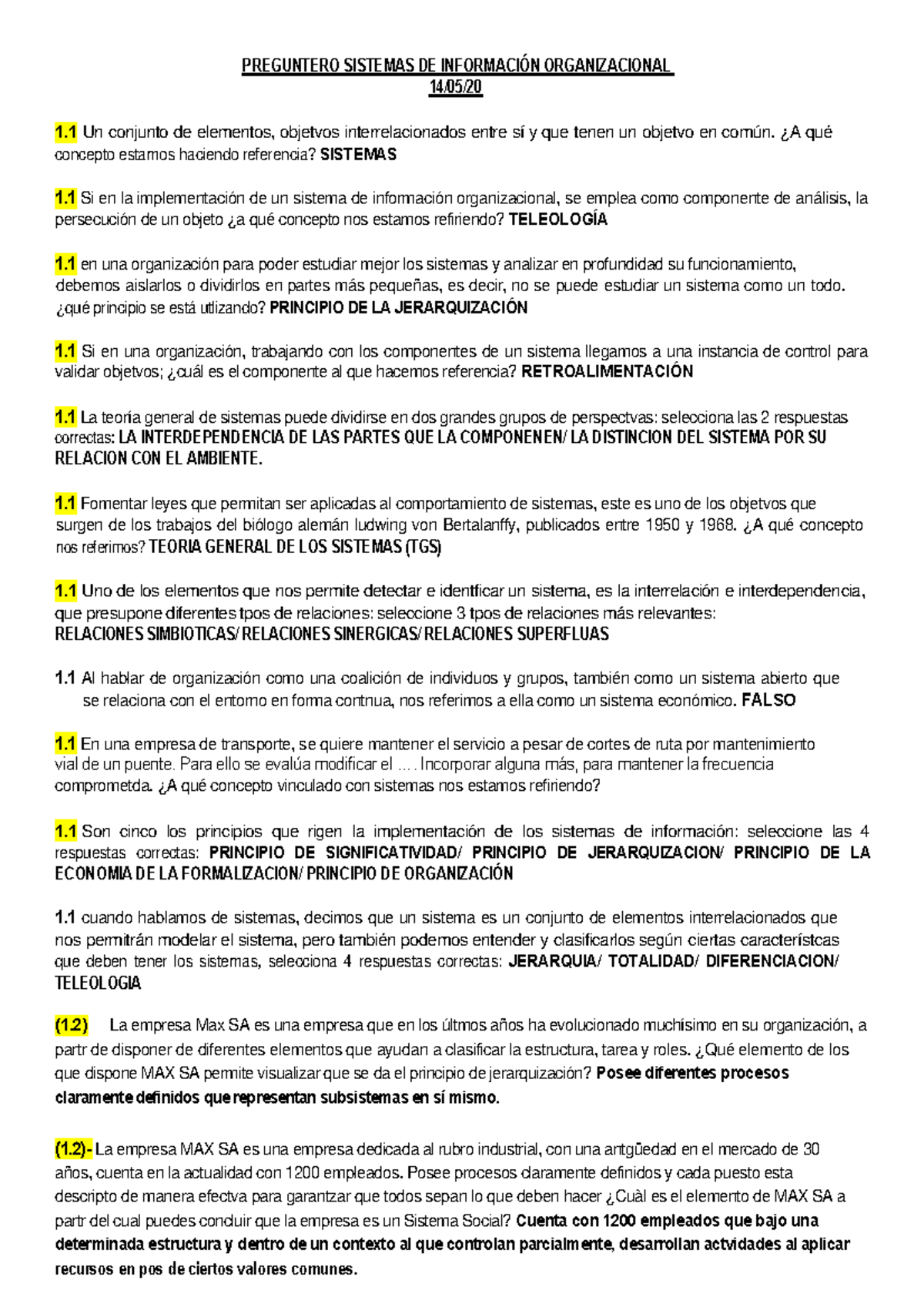 SIO preguntas del primer y segundo parcial Actualizado - PREGUNTERO SISTEMAS DE INFORMACIÓN ...