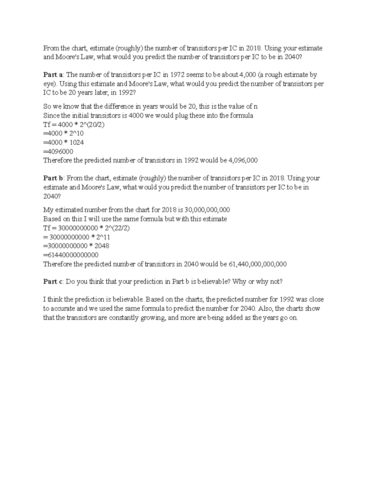 Pre Cal-DF2 - Module 2 Discussion Post - From the chart, estimate ...
