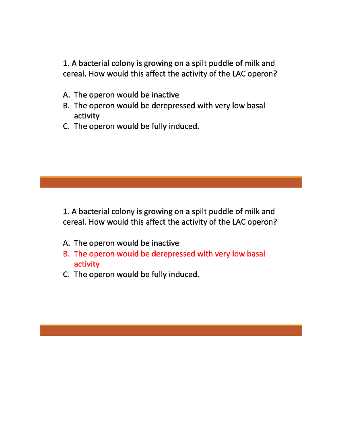 Methods, Mutations, Gene Regulation Questions - BIO 500 - C - Studocu