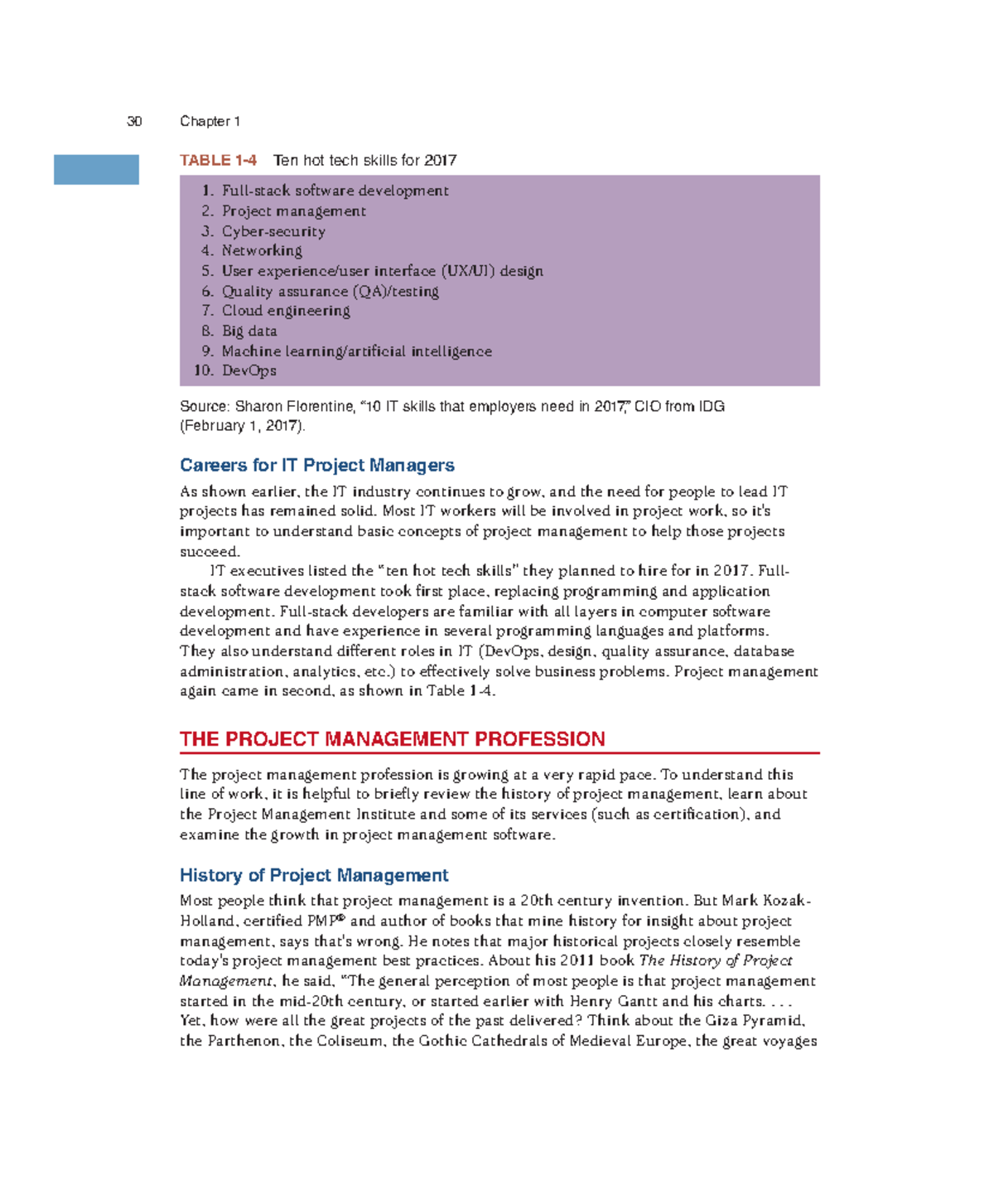 Information technology project management 19 - 30 Chapter 1 Careers for ...
