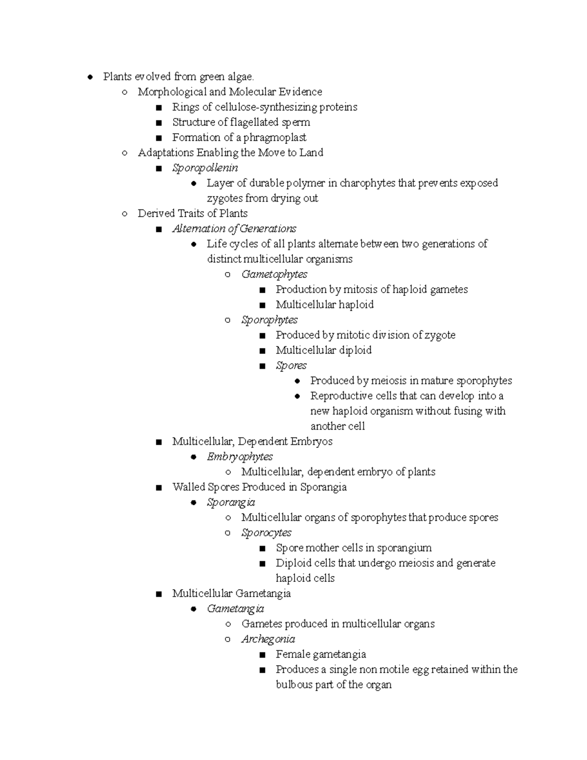 29 - Plant Diversity I How Plants Colonized Land - Campbell Biology ...