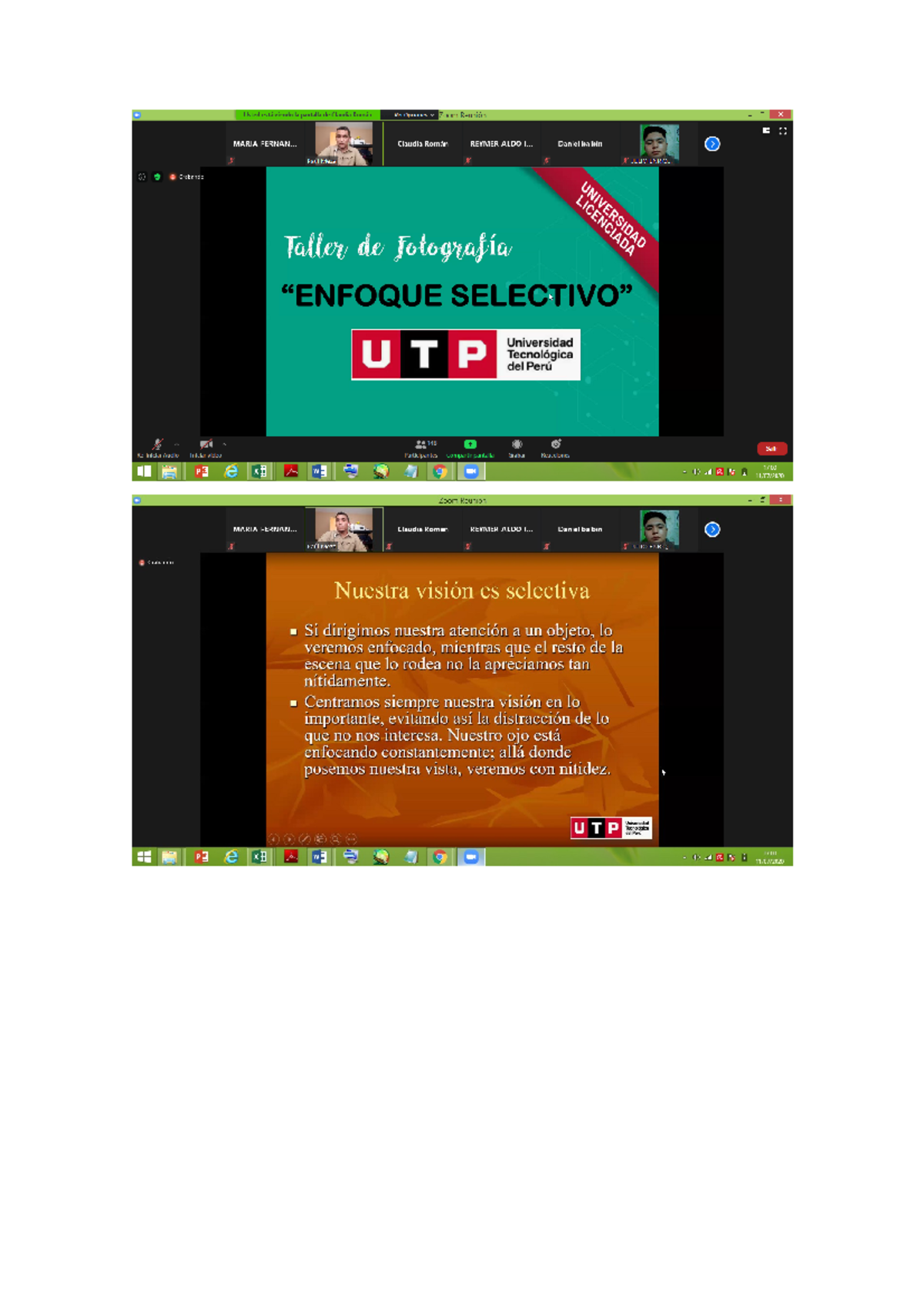 Enfoque Selectivo - Esto es una guía de las diferentes tomas para una ...