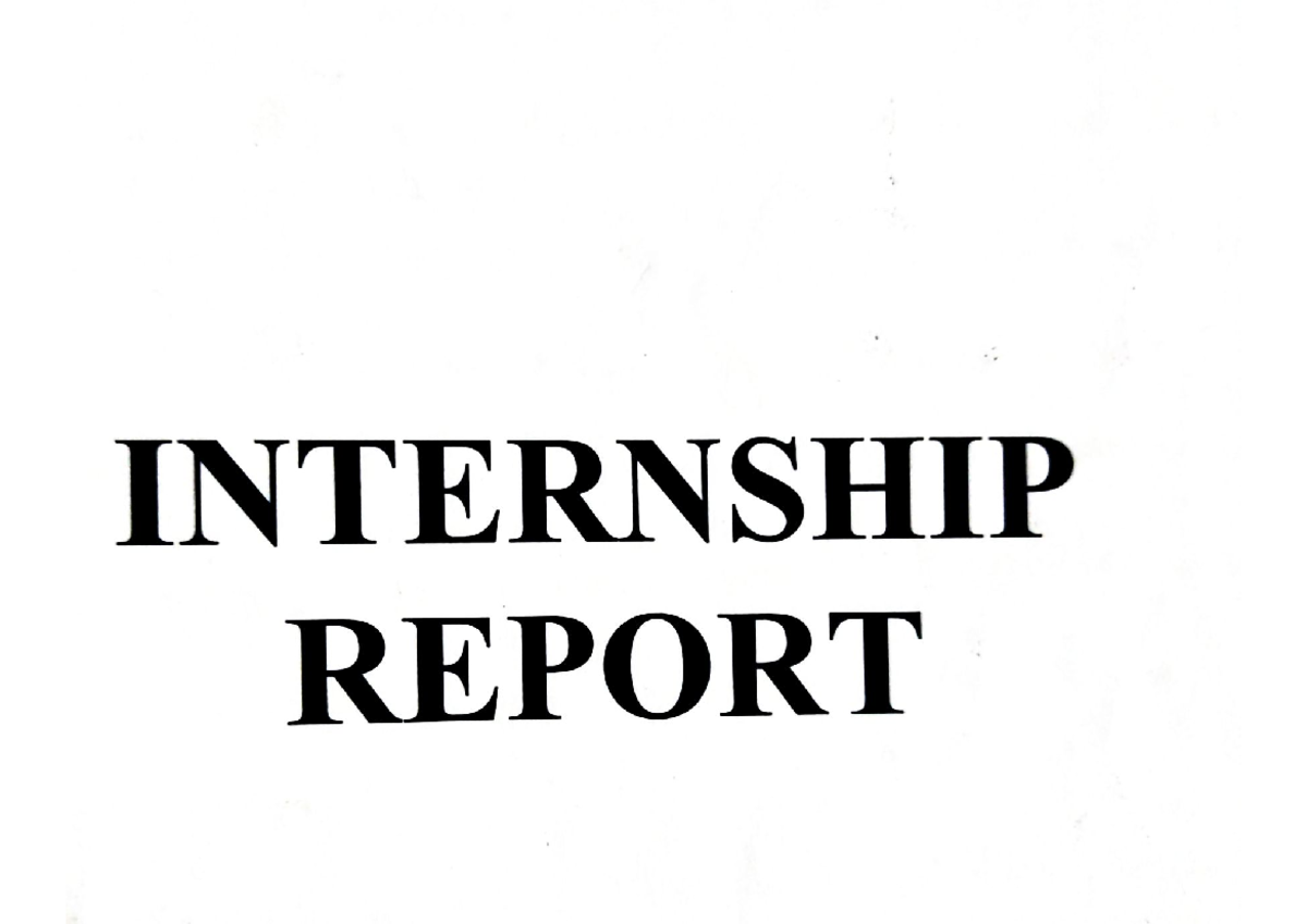 Internship report llb - INTERNSHIP REPORT INTERNSHIP REPORT ...