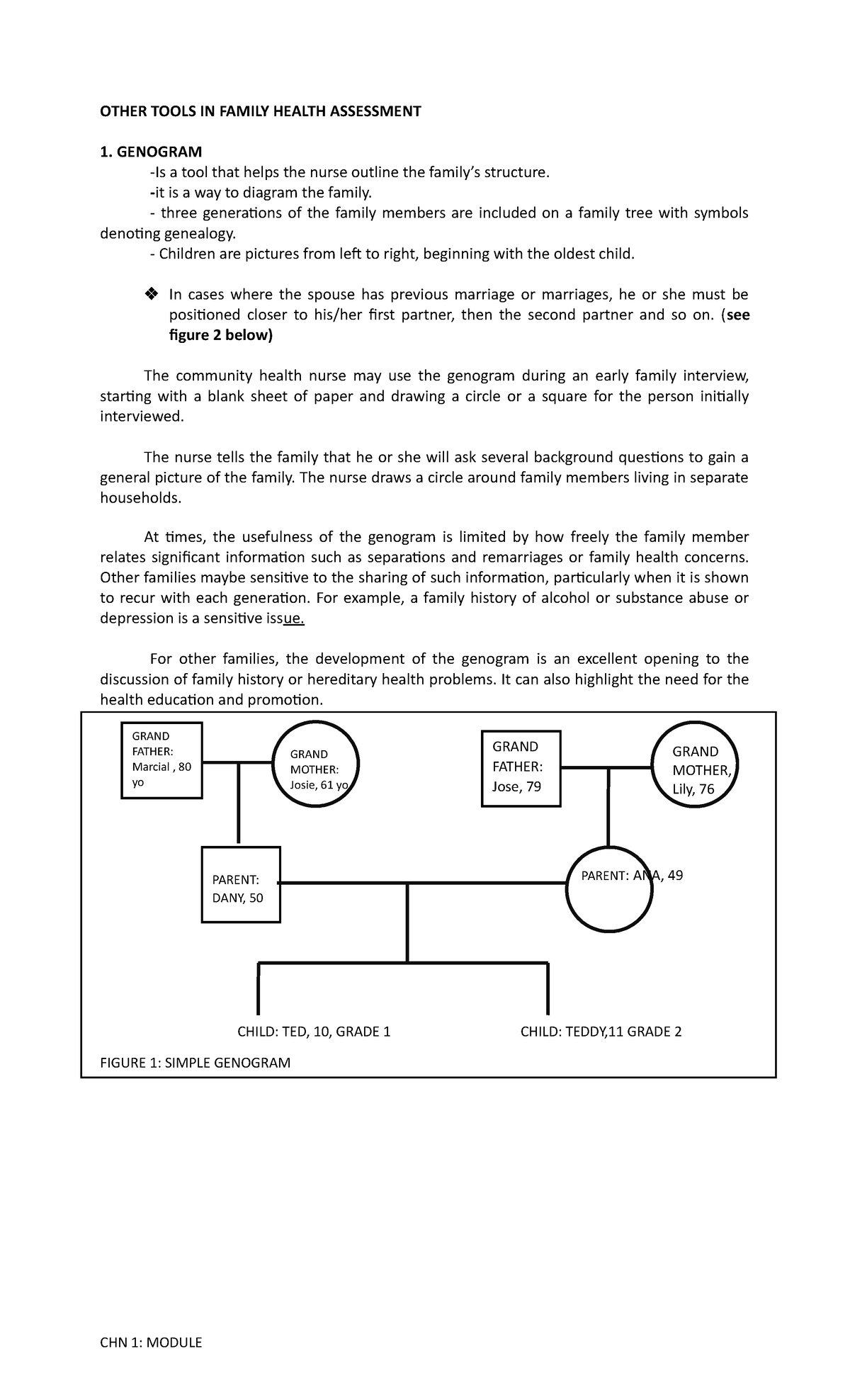 Health Assessment Tool Genogram at Harry Boykin blog