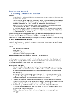 Wat is kennismanagement Van Der Spek Spijkervet - Kennismanagement 1 ...