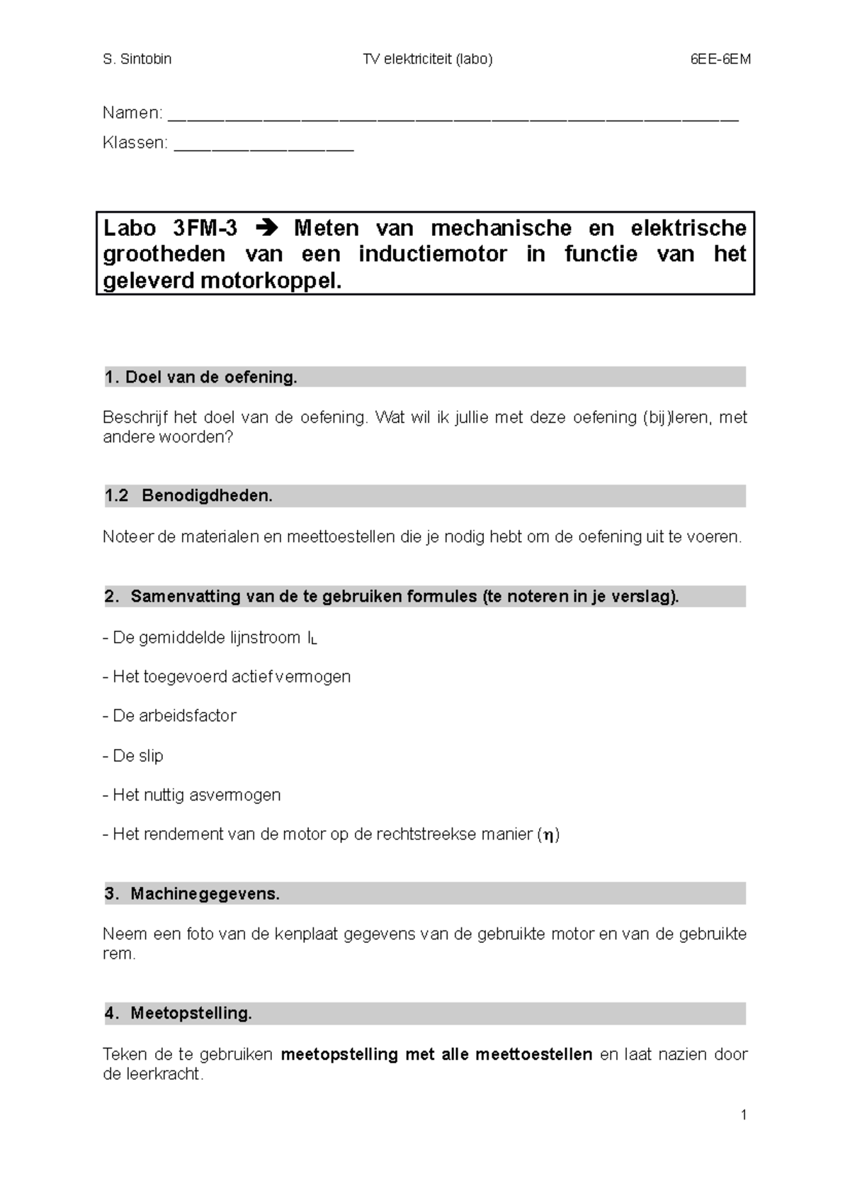 3FM-3 - labo vti - Namen: ____________________________________________________________ Klassen ...