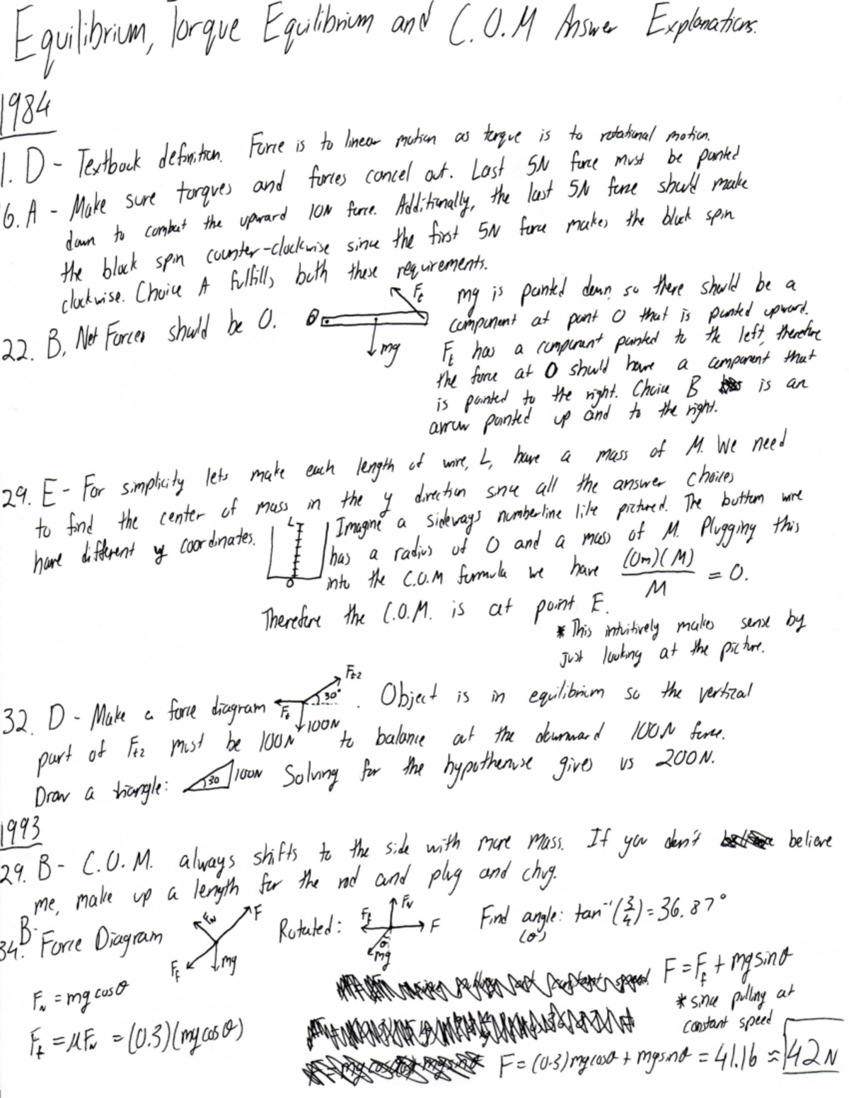 Final Review Worksheet - PHYS 1404 - Studocu