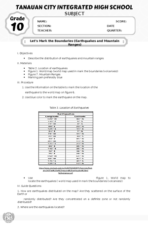 K TO 12 Electronics Robotics grade 10 TCIHS BWF - English - Studocu