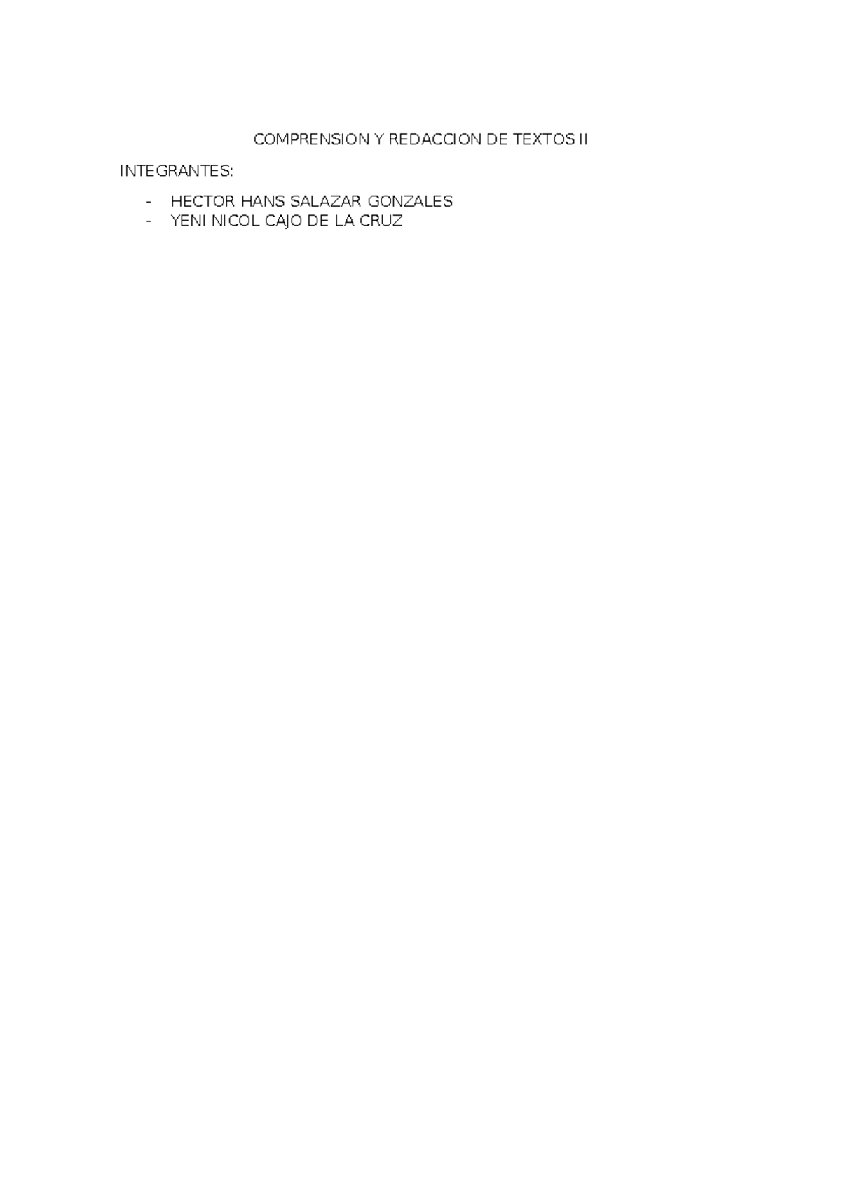 Comprension Y Redaccion DE Textos II- Correo Electronico - COMPRENSION Y REDACCION DE TEXTOS II ...