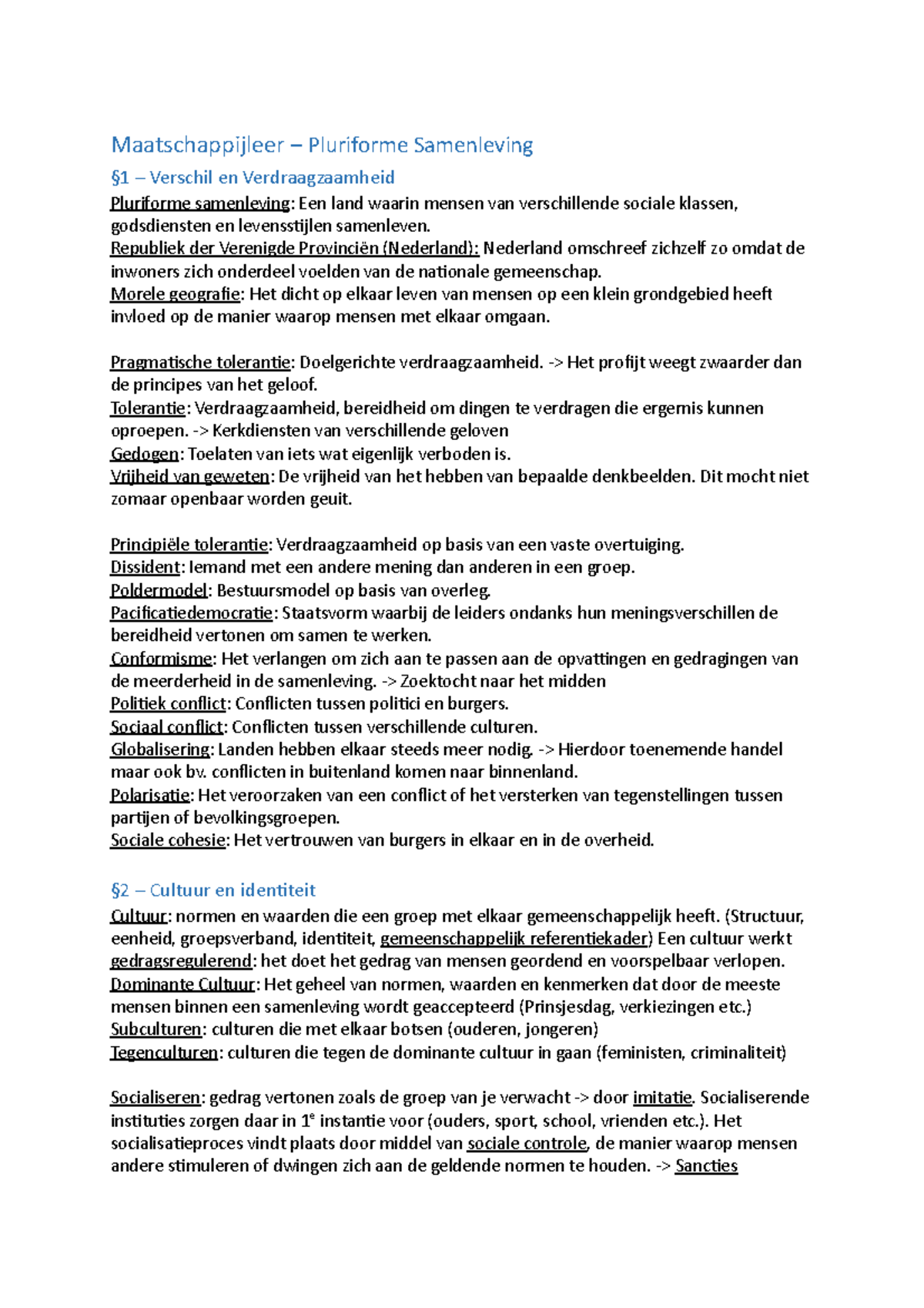 Pluriforme Samenleving - Republiek der Verenigde Provinciën (Nederland ...