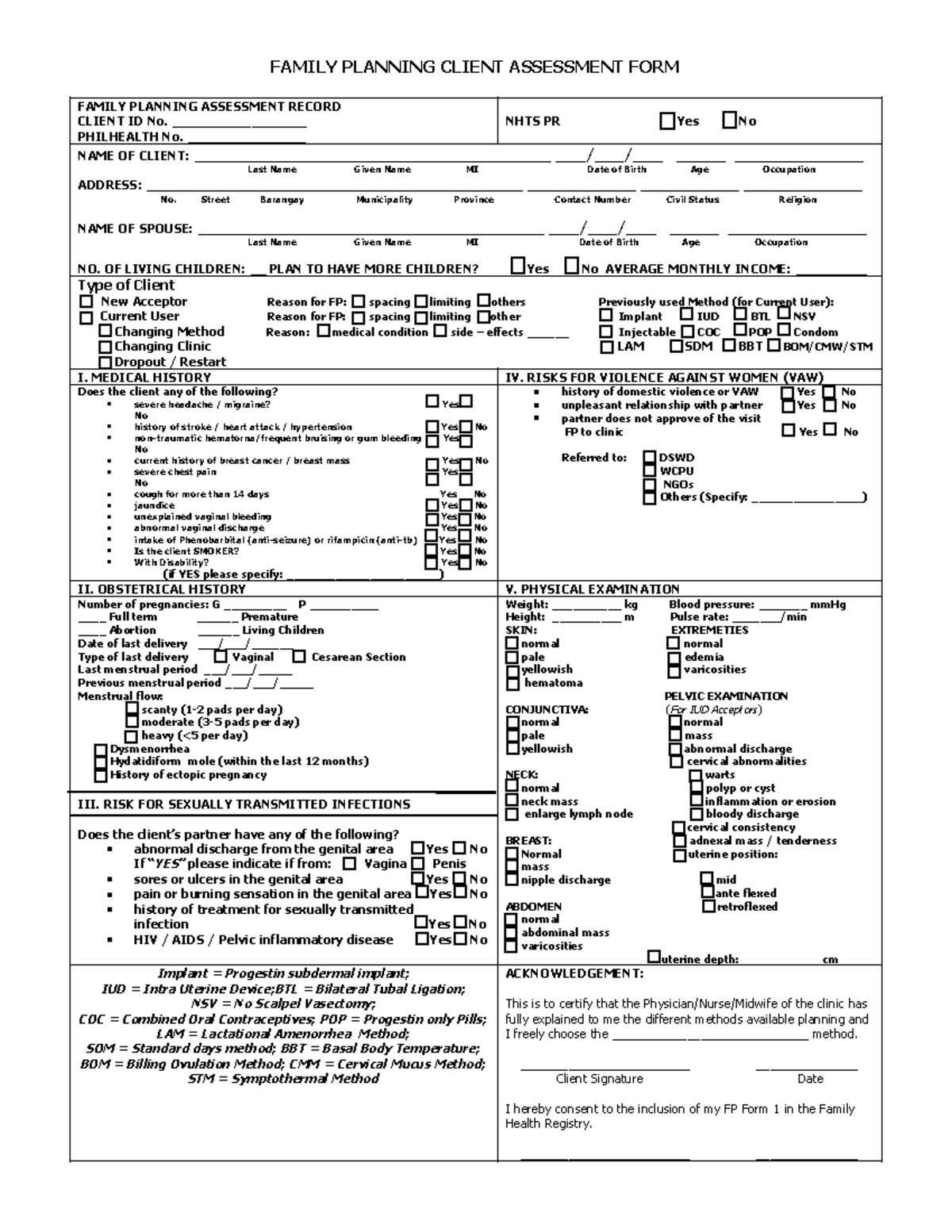Family-planning-client-assessment-form compress - FAMILY PLANNING ...