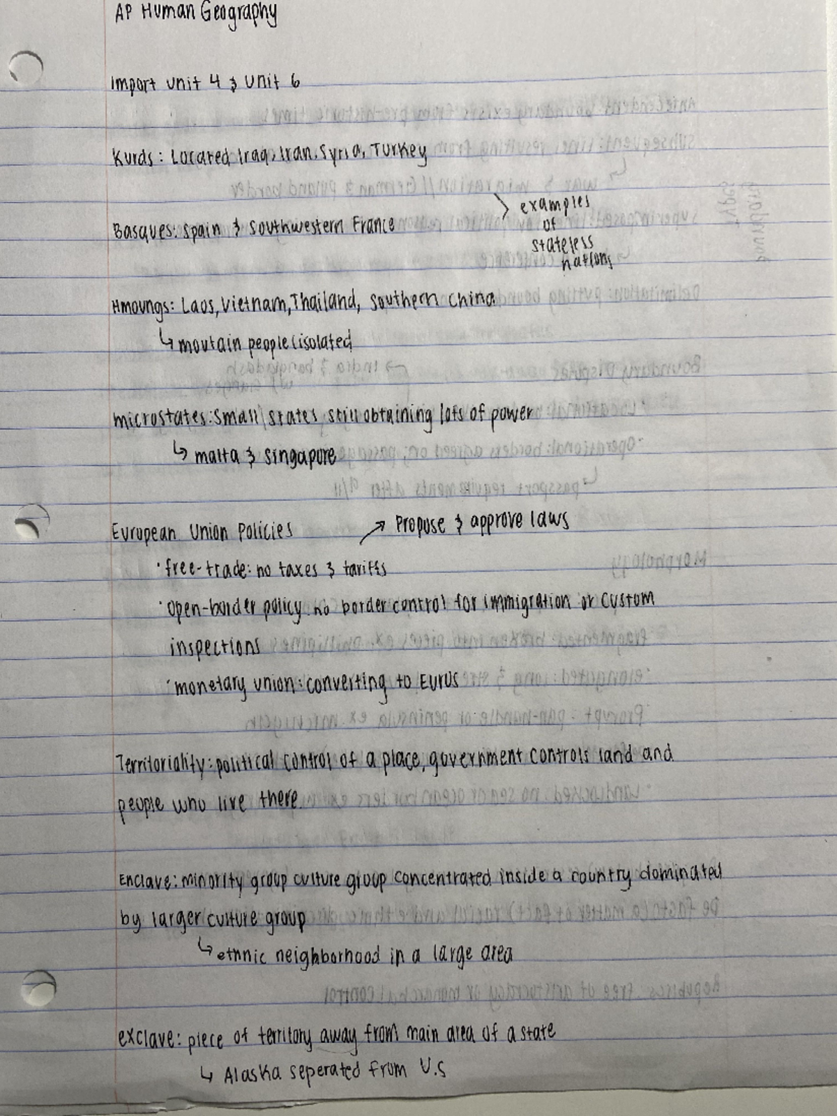 AP HUMAN GEOGRAPHY - Studocu