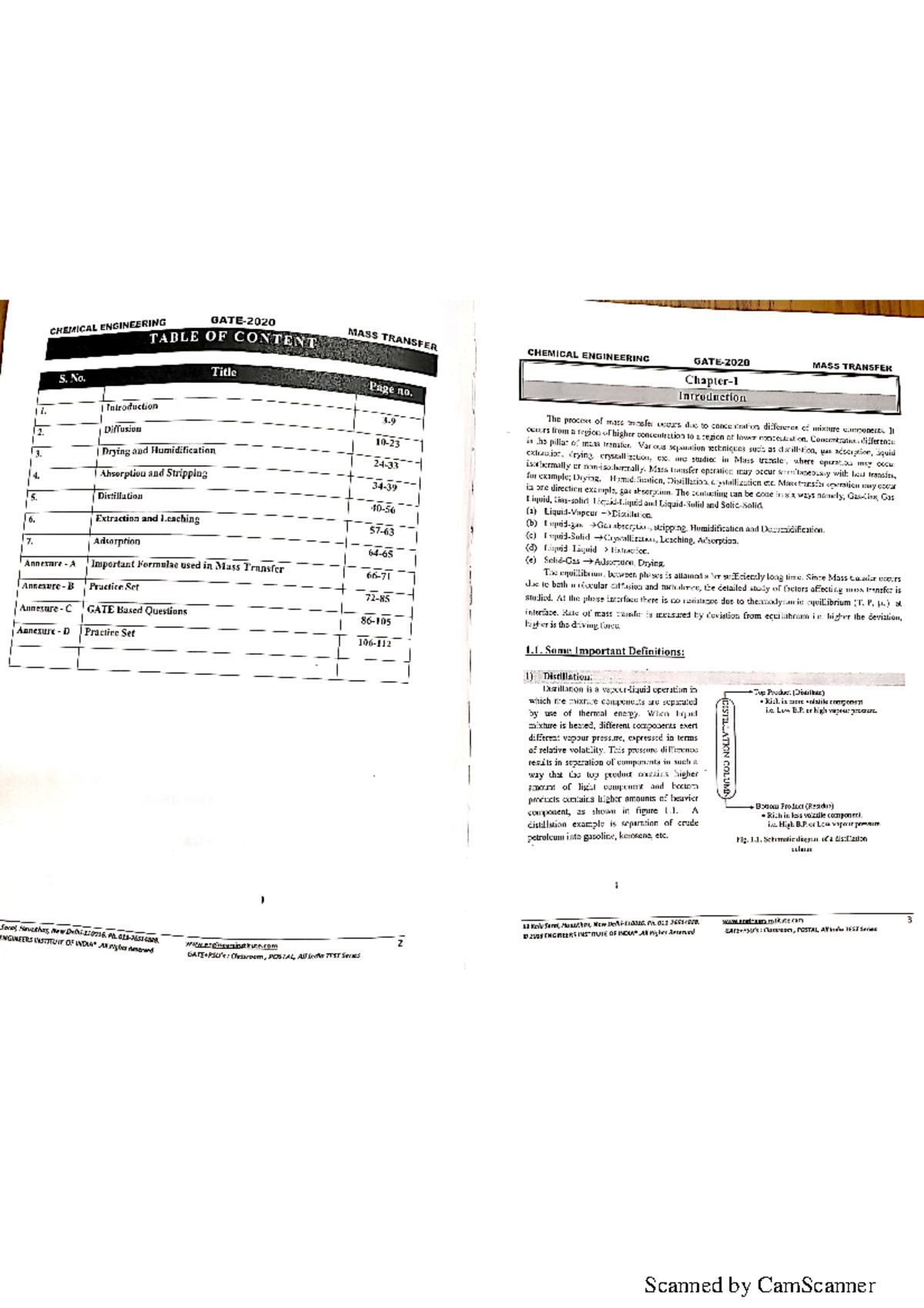 MT - Mass transfer operation - Chemical engineering - Studocu
