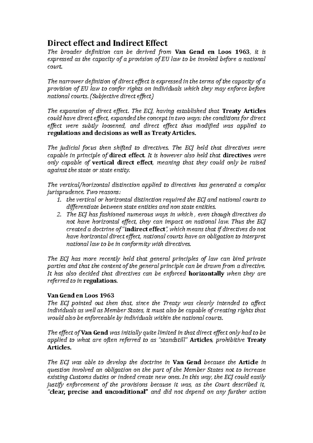 Direct effect and Indirect Effect - The narrower definition of direct ...