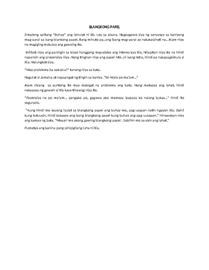 Ulat Panahon Iskrip Sample - arito ang isang halimbawa ng isang ulat ...