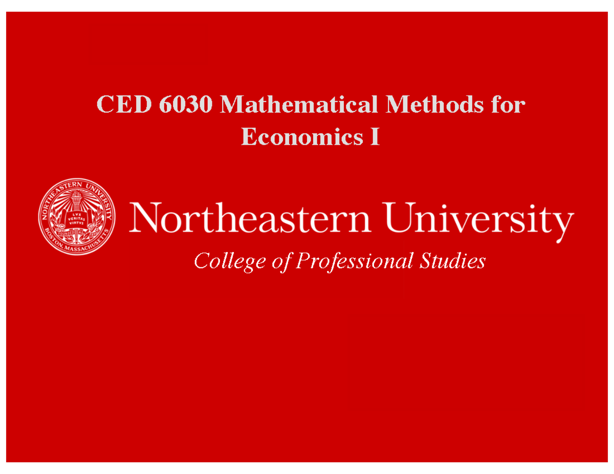 CED 6030 Week 1a-Ch7 - CLASS - College of Professional Studies CED 6030 ...