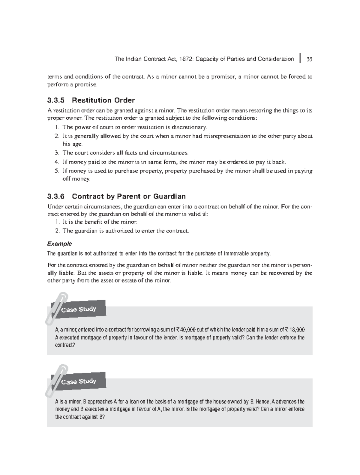 Zlib - n/a - The Indian Contract Act, 1872: Capacity of Parties and ...
