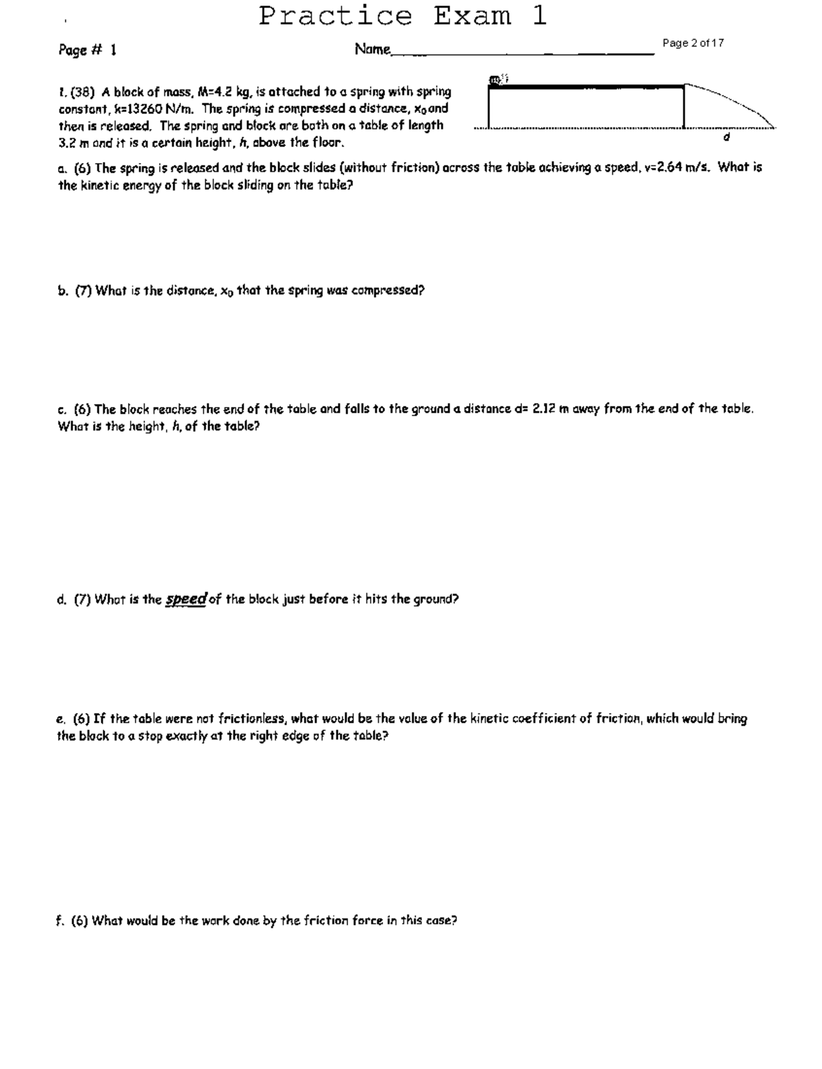 Practice Finals Sp2023 - ####### Page 1 Name ...