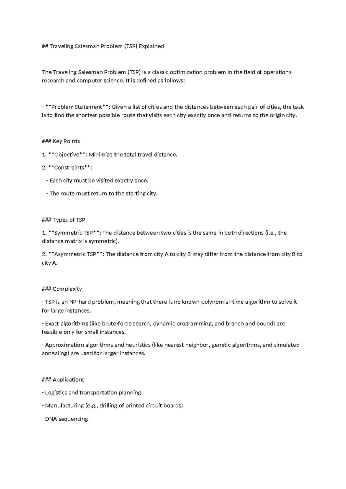 TSP - good - Traveling Salesman Problem (TSP) Explained The Traveling ...