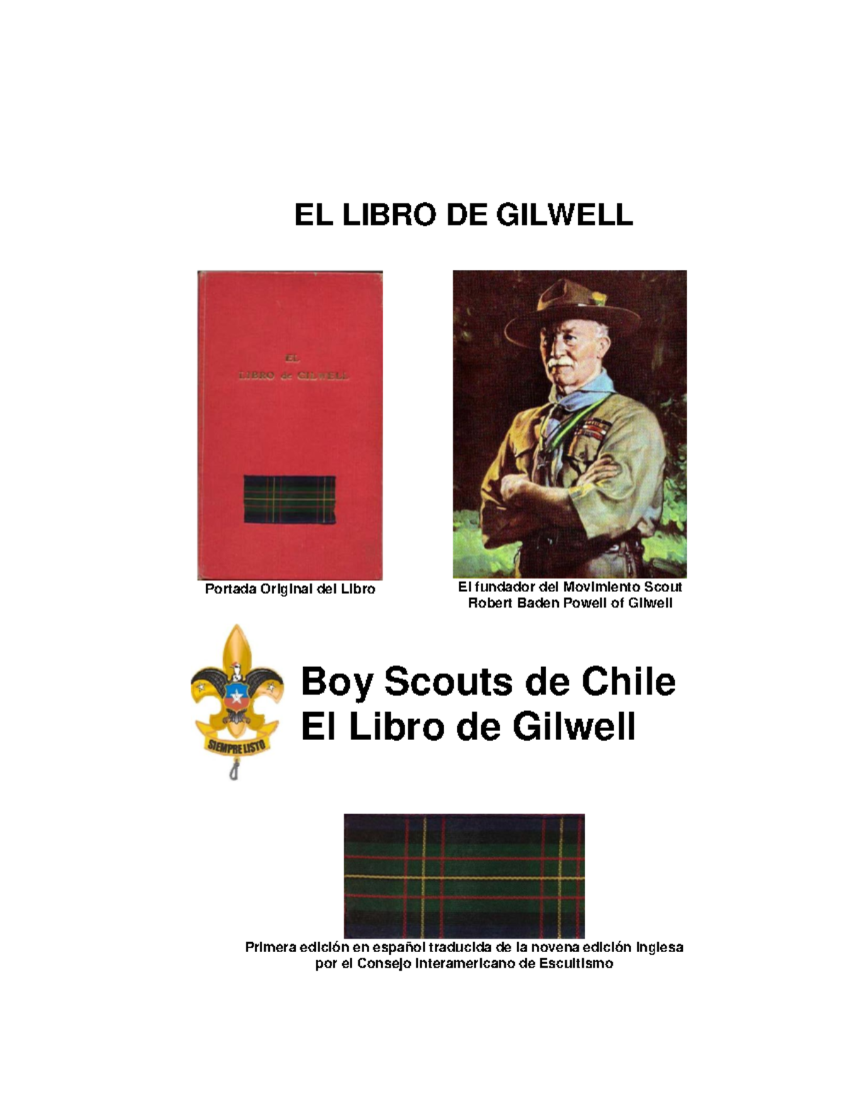 Libro DE Gilwell - EL LIBRO DE GILWELL Portada Original del Libro El ...
