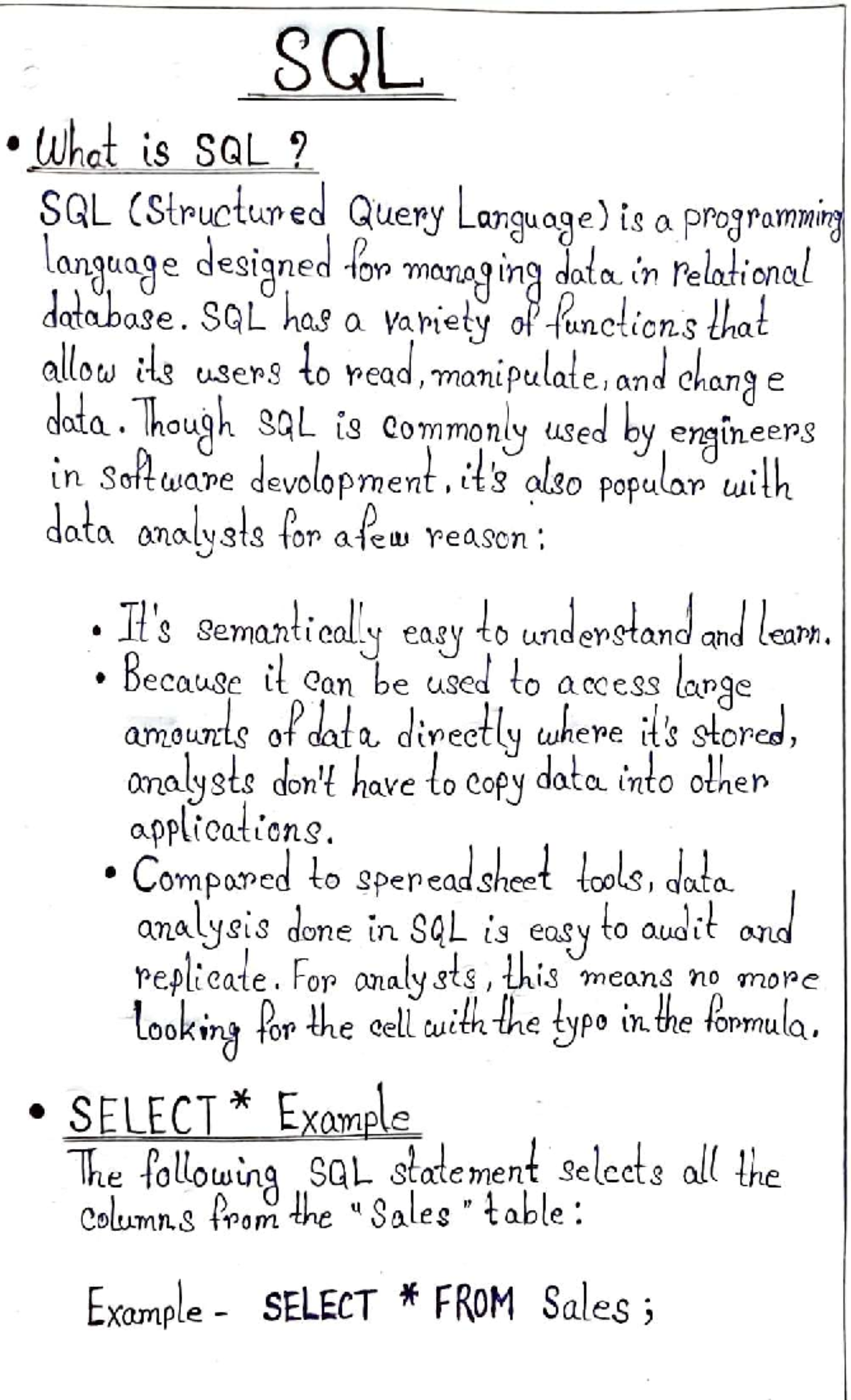 V - dbms theory - SQL " whot is sQL 2 SQL (Structured Queny Language) is a programming language ...