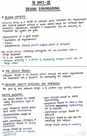 software engineering - SPPU - Studocu