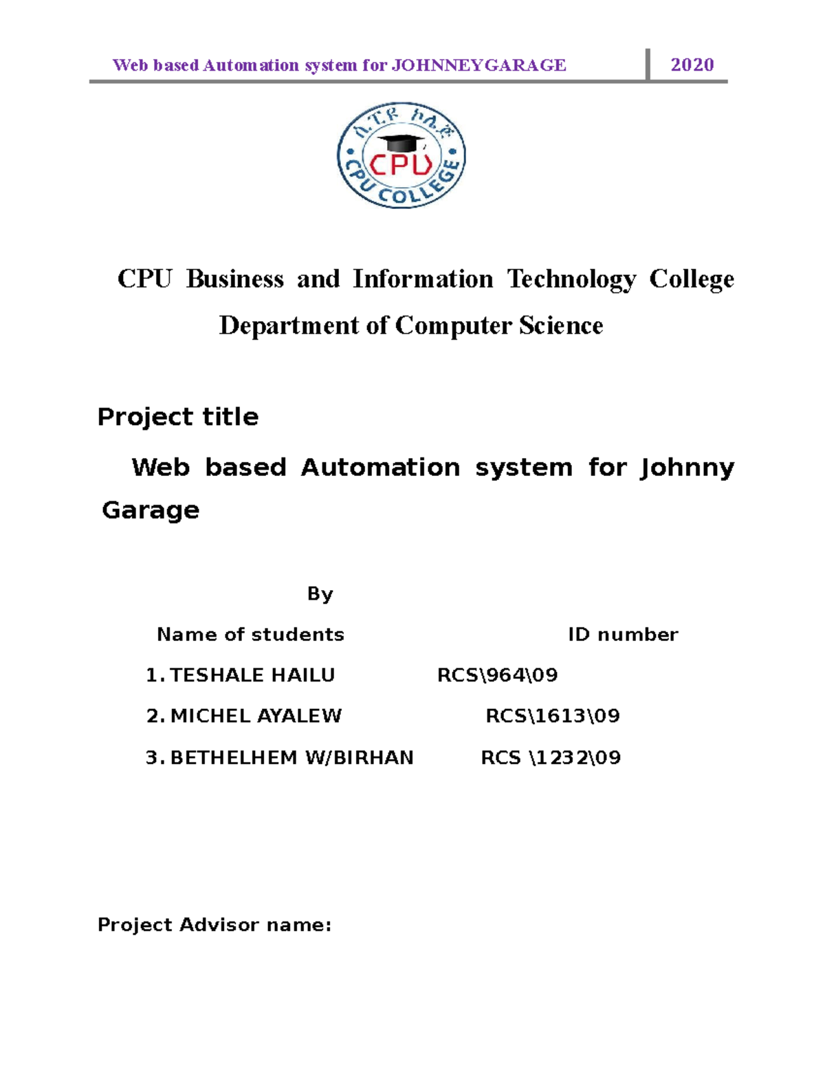 Web Based Automation System For Garage - Web based Automation system ...