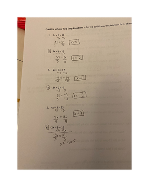 [Solved] Describe some key math skills you learned while completing the ...