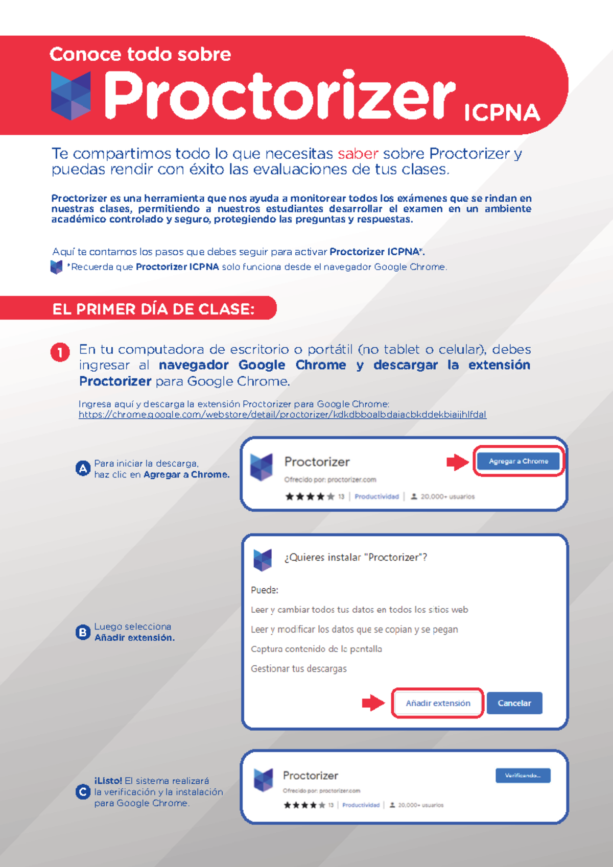 Conoce todo sobre Proctorizer - ¡Listo! El sistema realizará la ...
