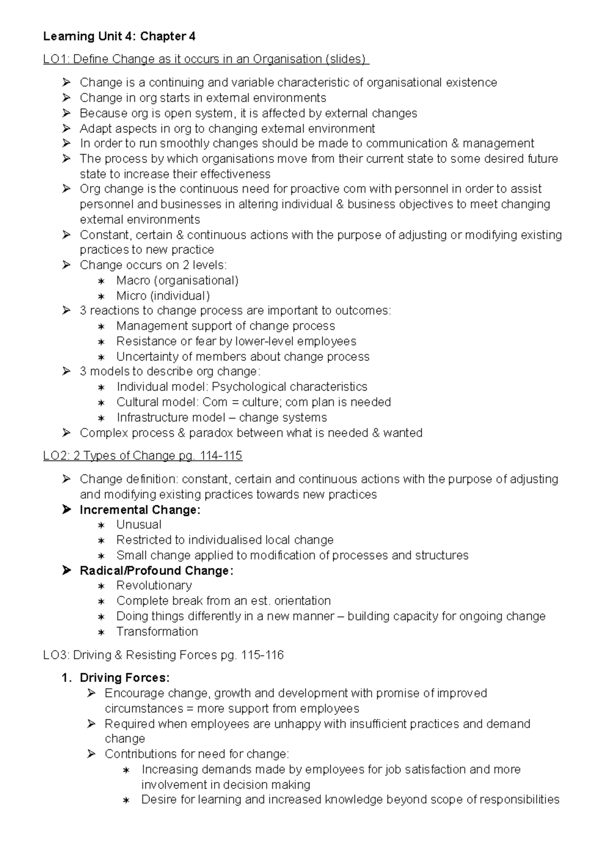 Learning Unit 4 - Summary Communication Sciences 2A - Learning Unit 4 ...