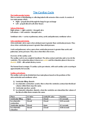 Ch. 20 Animation Cardiac Cycle - Cardiac Cycle To complete this ...