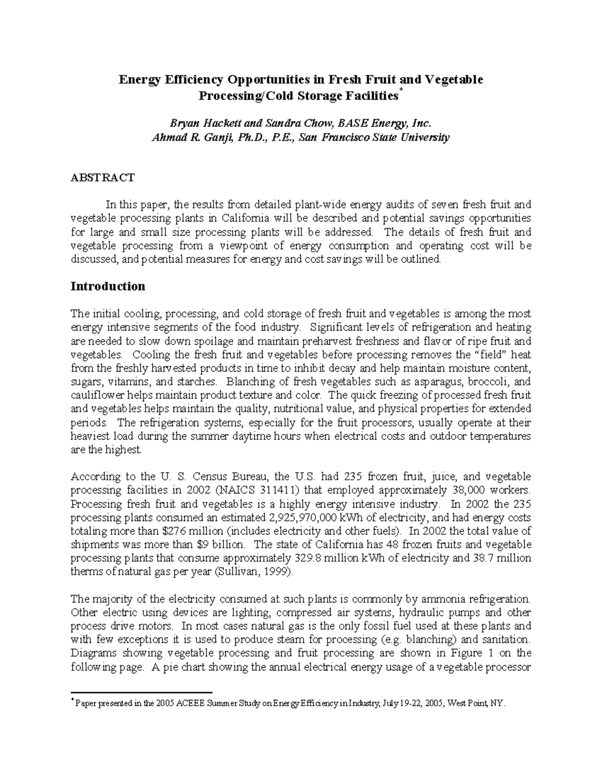 Energy Efficiencyin Fruitand Vegetable Processing - Energy Efficiency ...