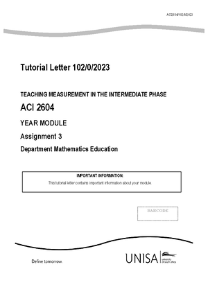 AUI2601 Oct-Nov 2021 Examination Paper - UNIVERSITY EXAMINATIONS ...
