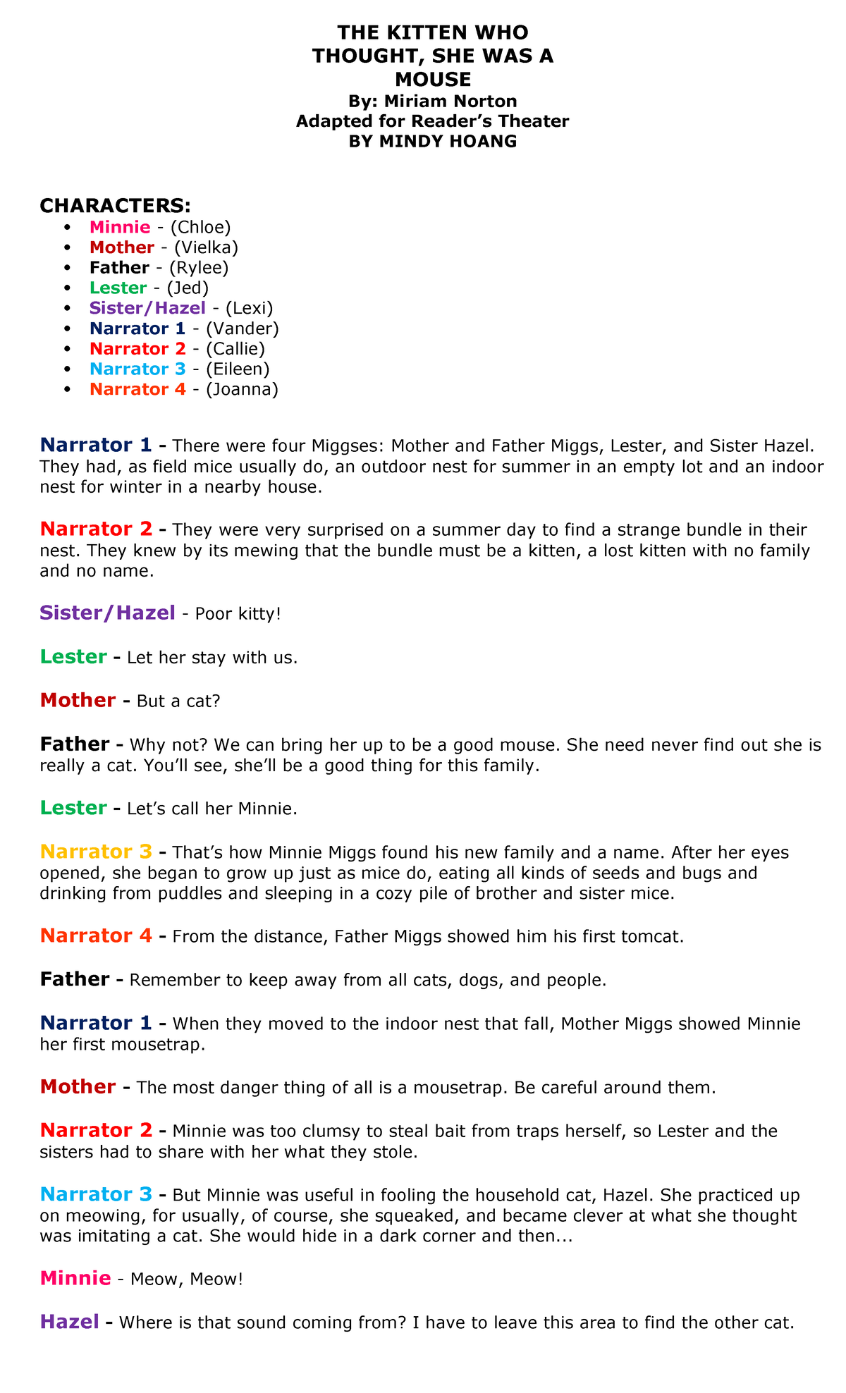 The Kitten Who Thought She Was A Mouse 3 - THE KITTEN WHO THOUGHT, SHE ...