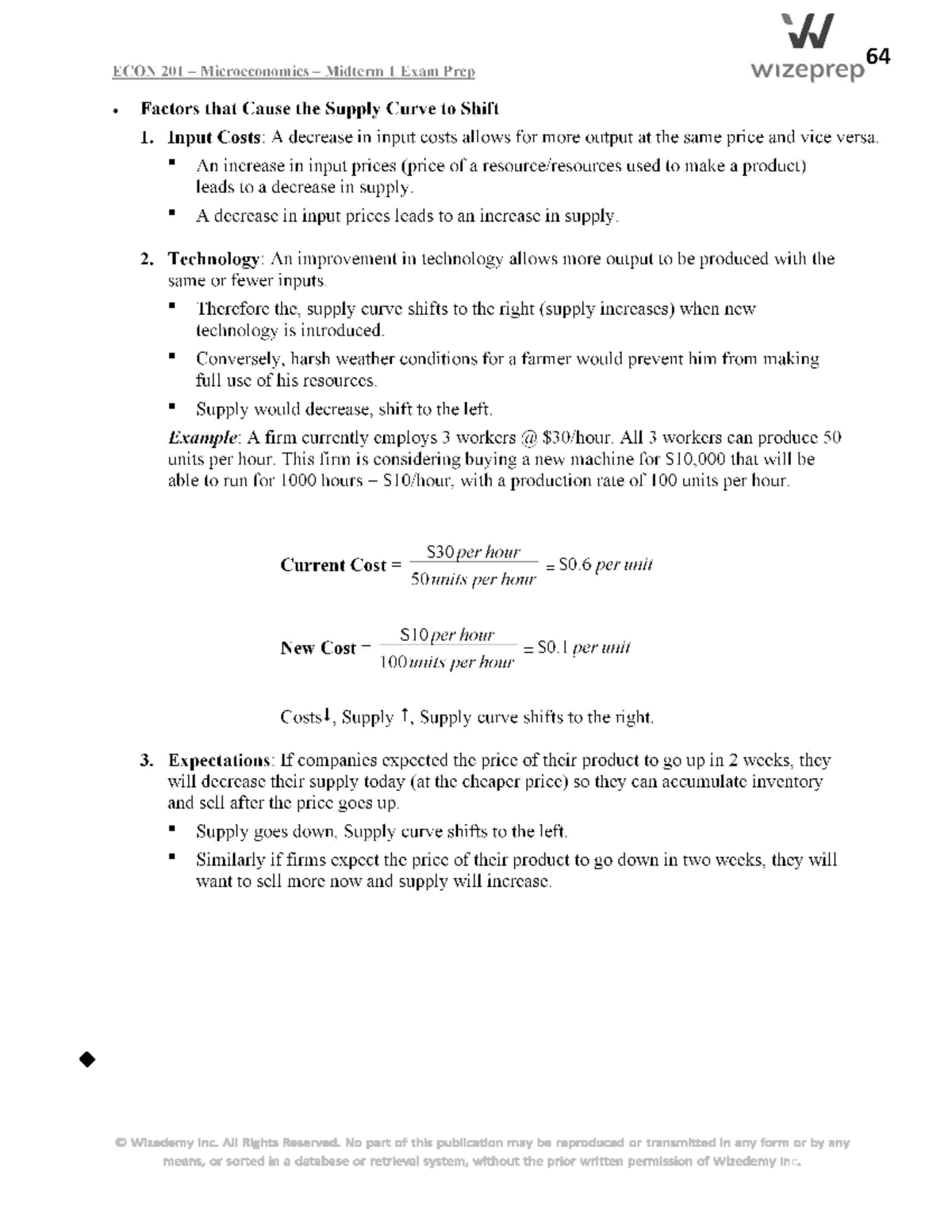 Midterm econ 201 sos 61 to 90 - ECON 201 - Studocu