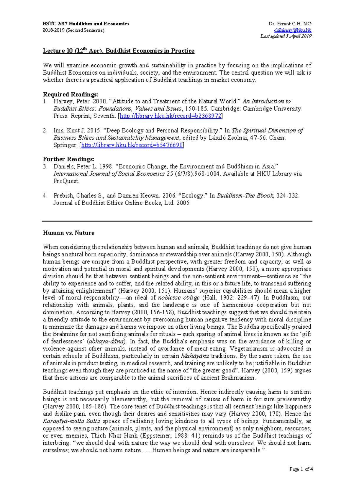 BSTC 2017 L10 Lecture Note 042019 - 2018 - 2019 (Second Semester ...