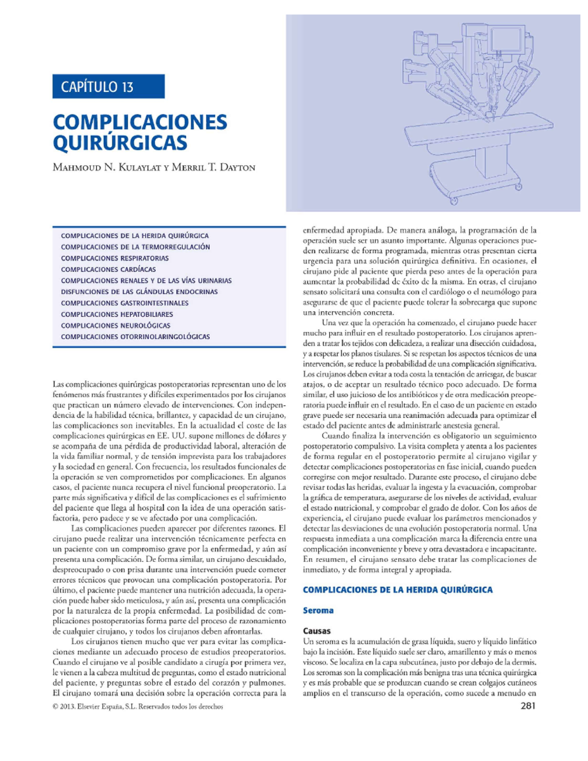 Complicaciones qx - Cirugía de urgencias - Studocu