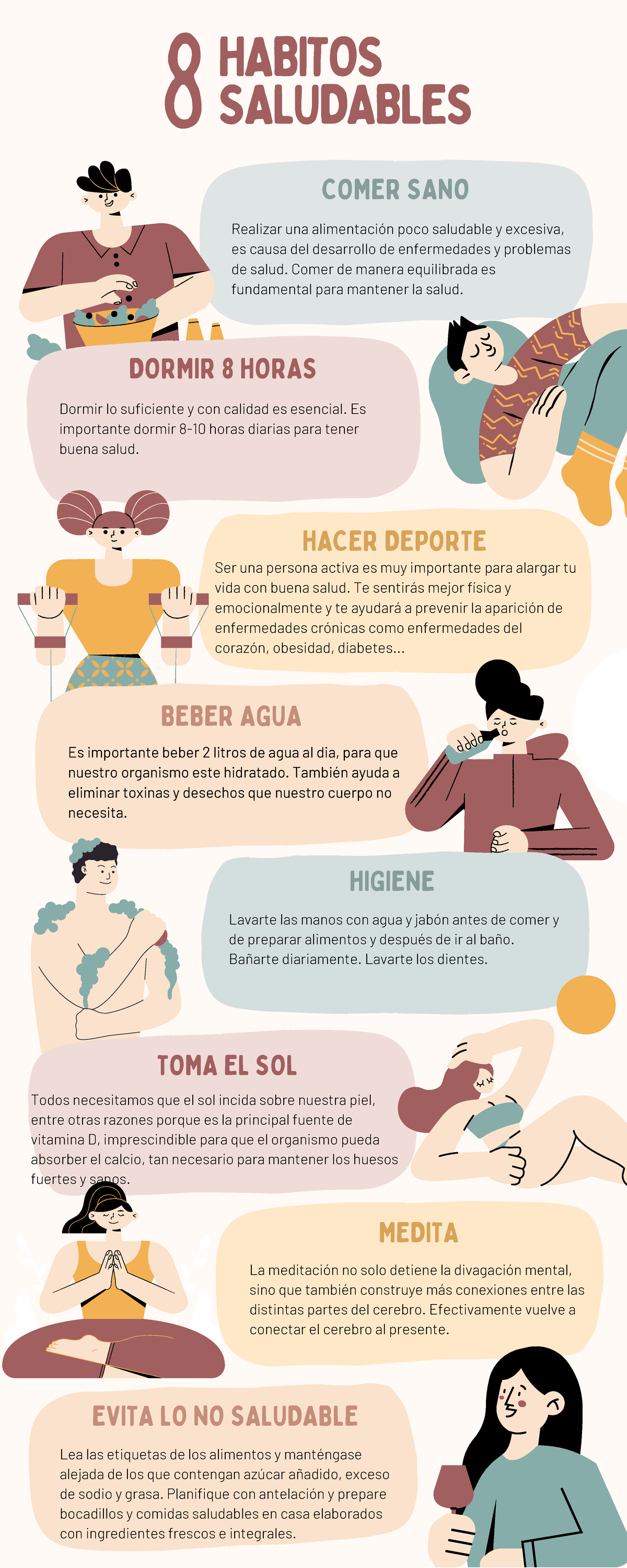 Dormir lo suficiente y con calidad es esencial. Es importante dormir 8 ...