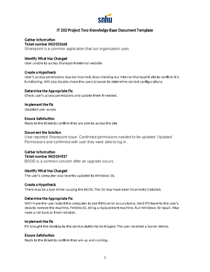 Project One Site Survey Template - IT 202 Project One Site Survey ...