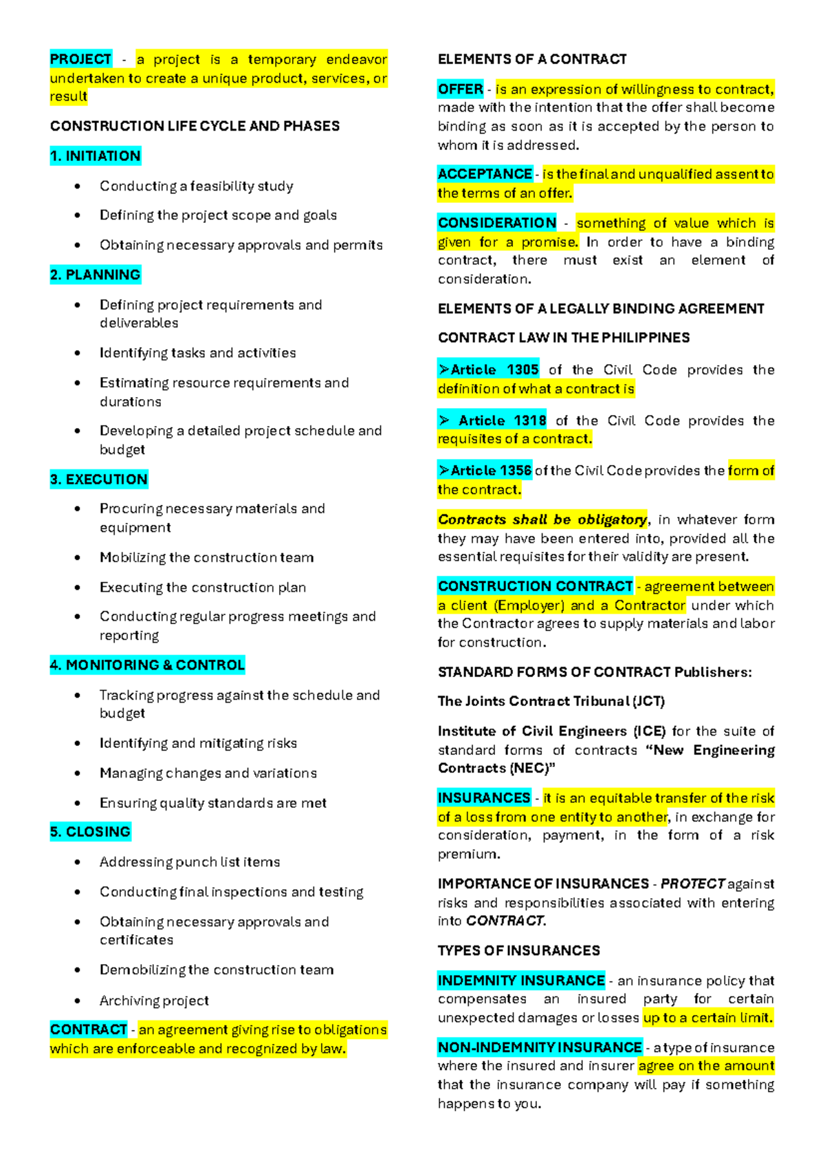 Reviewer - Prof Course - PROJECT - a project is a temporary endeavor ...