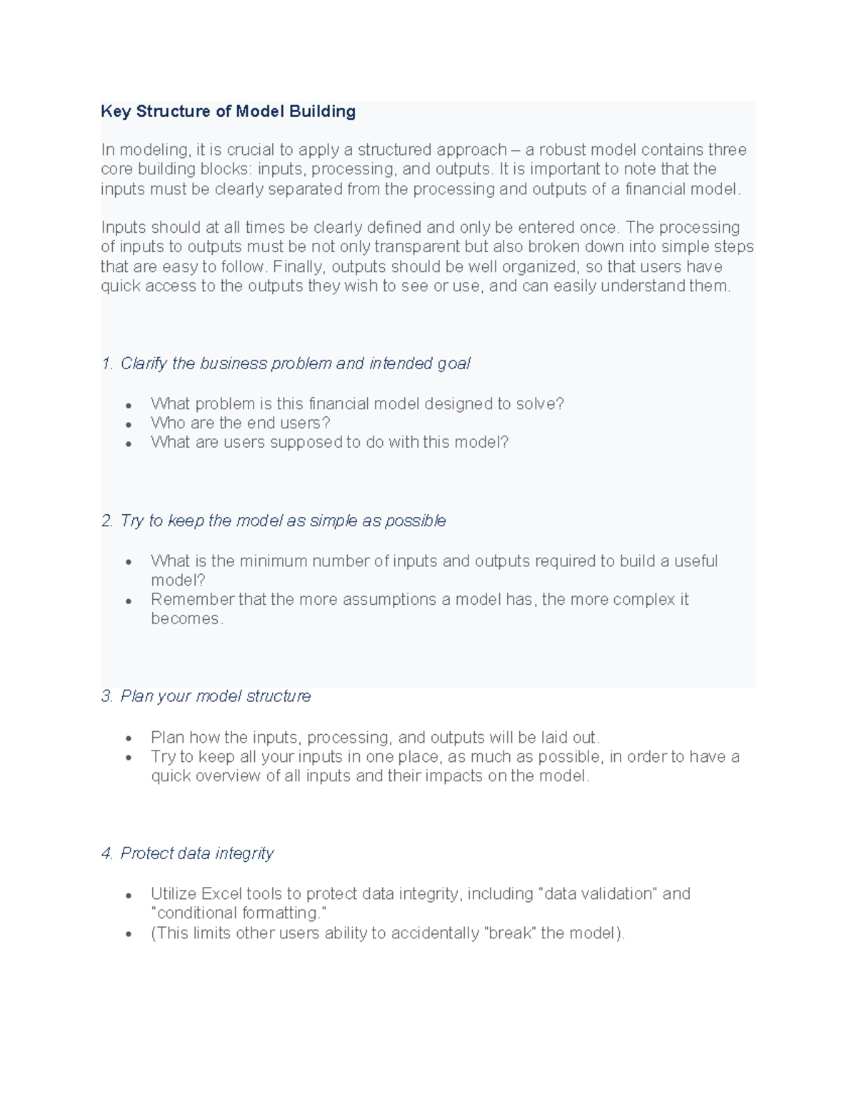 Key Structure Model Building - Key Structure of Model Building In ...